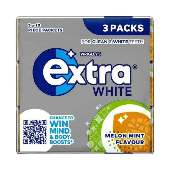 Extra white melon mint flavour 3 pack – TheFoodBev